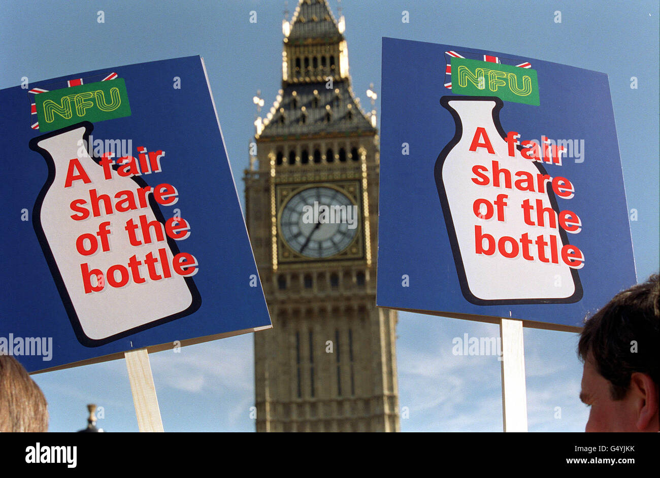 Dairy Farmers Protest Stock Photo - Alamy