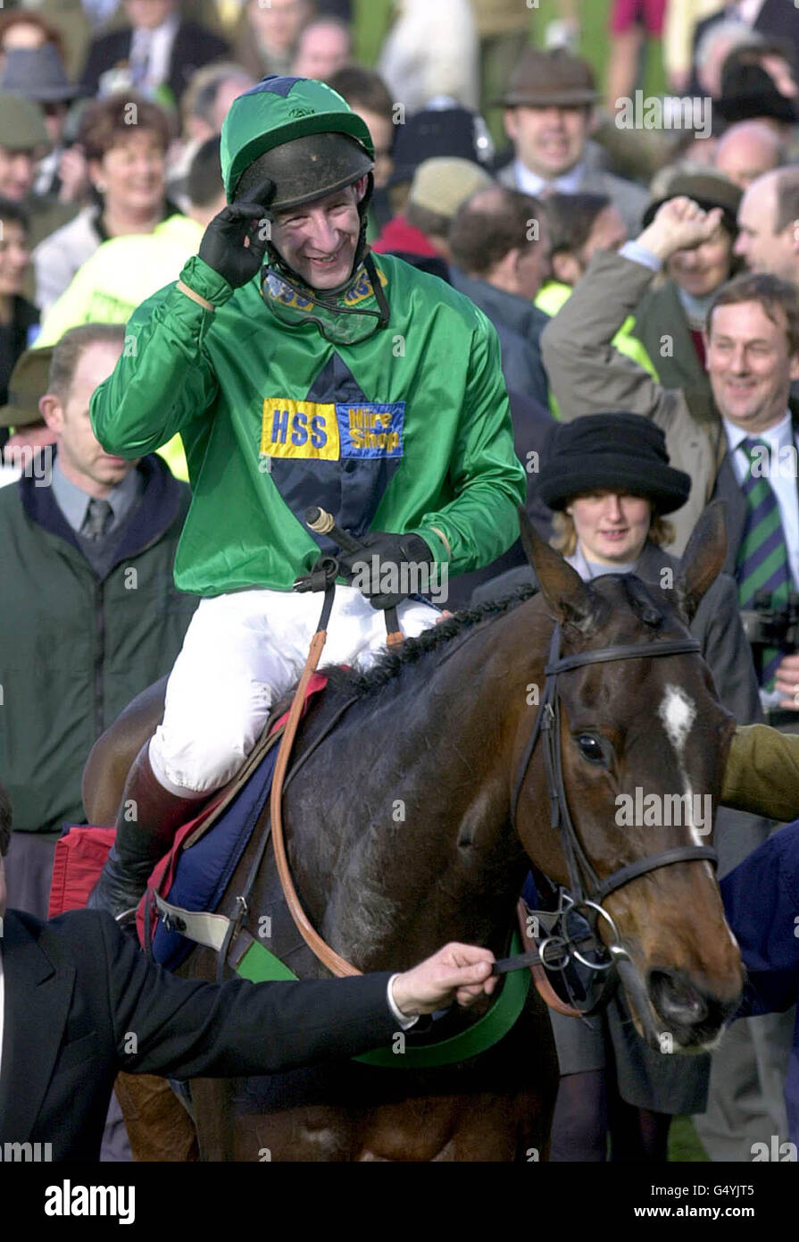 Chelt Lord Noelie. Lord Noelie and jockey Jim Culloty celebrate winning ...