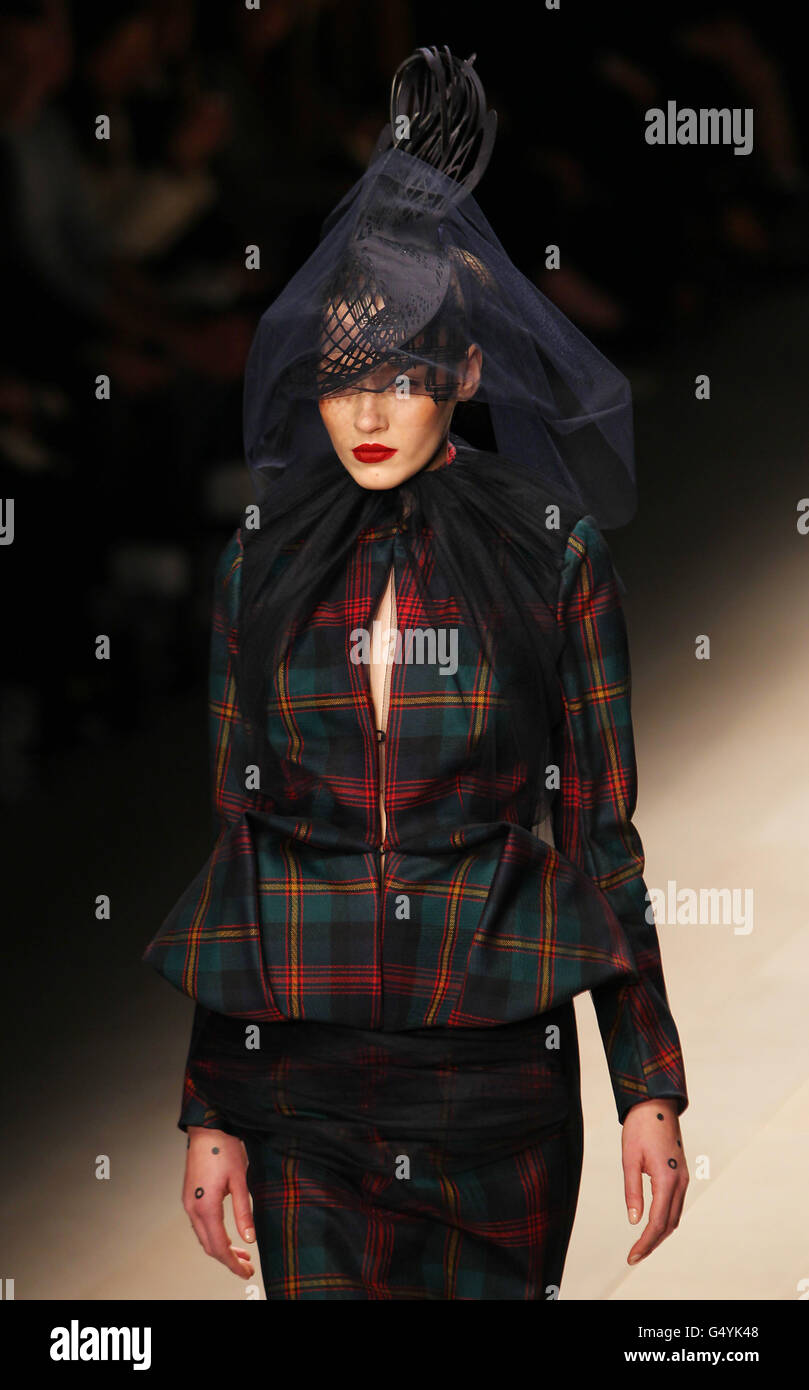 A model on the catwalk during the Corrie Nielsen catwalk show as part ...