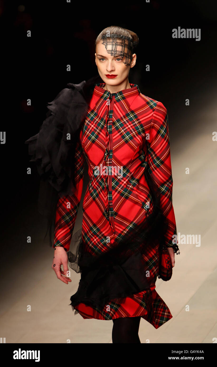 A model on the catwalk during the Corrie Nielsen catwalk show as part ...