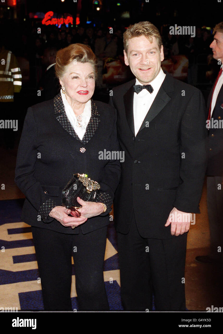 Actor/Director Kenneth Branagh with Hollywood legend Esther Williams ...