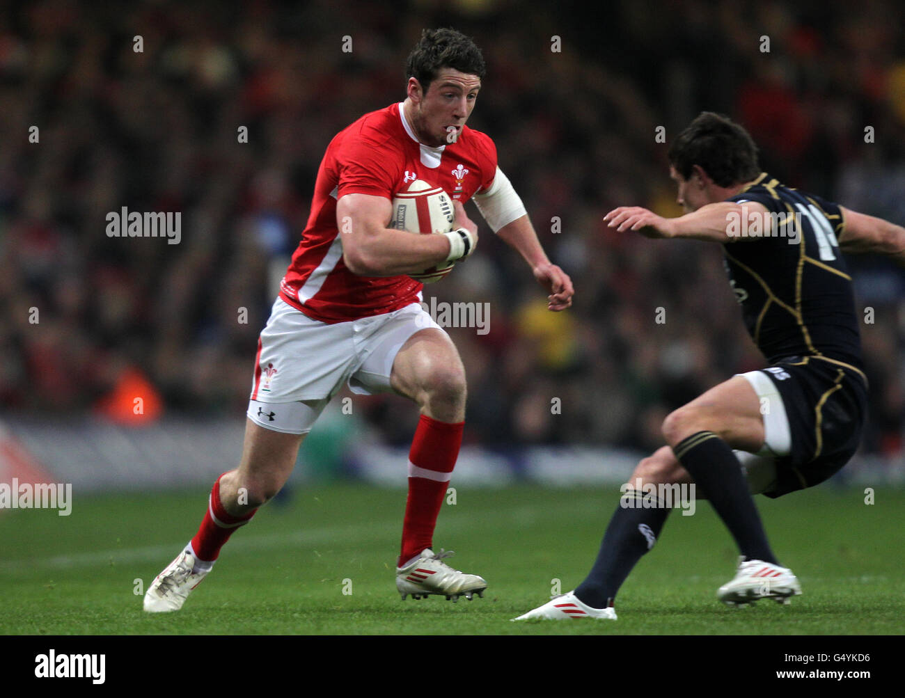 Wales Alex Cuthbert during the RBS 6 Nations Championship match at The ...