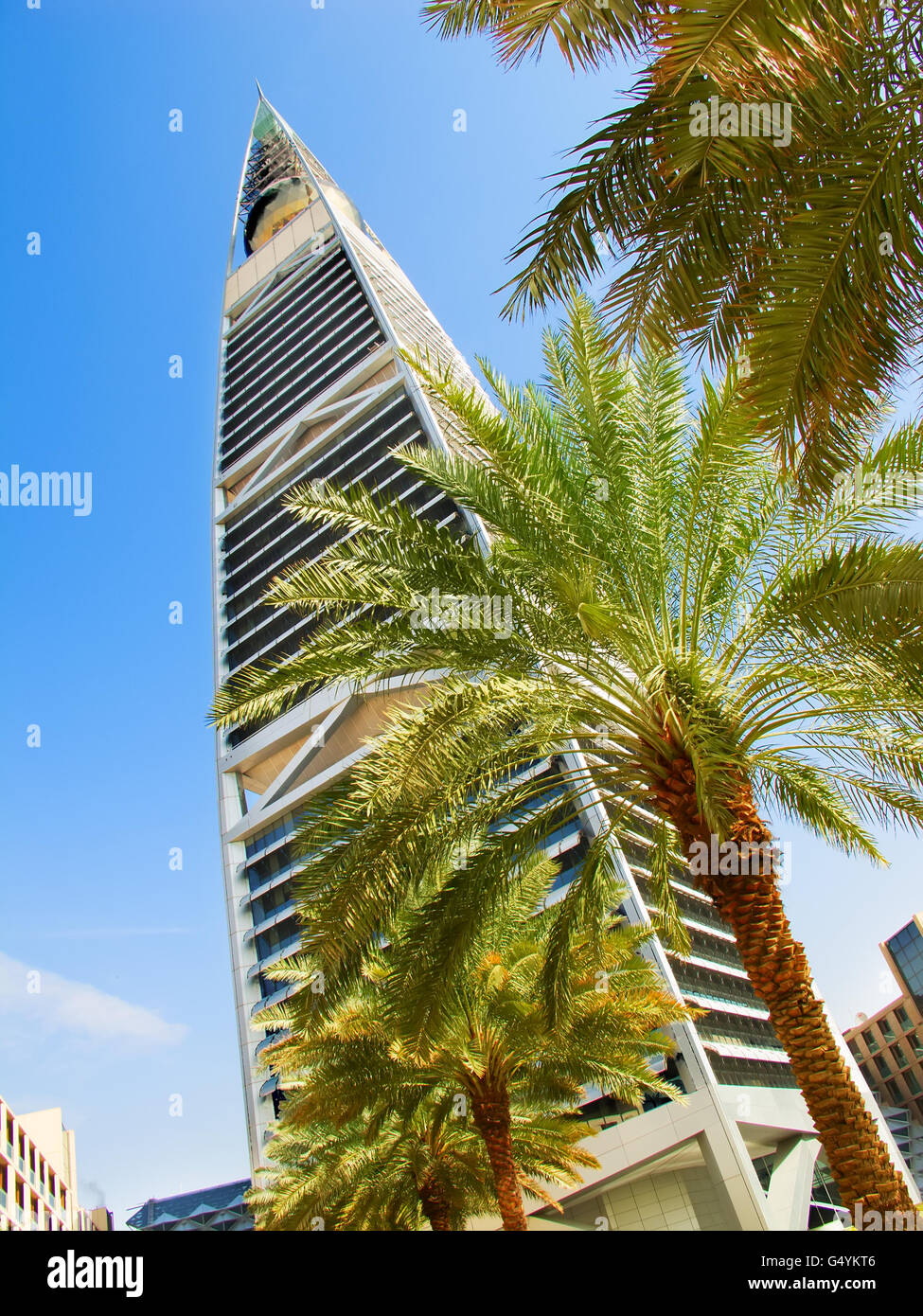 RIYADH - DECEMBER 22: Al Faisaliah tower facade on December 22, 2009 in ...