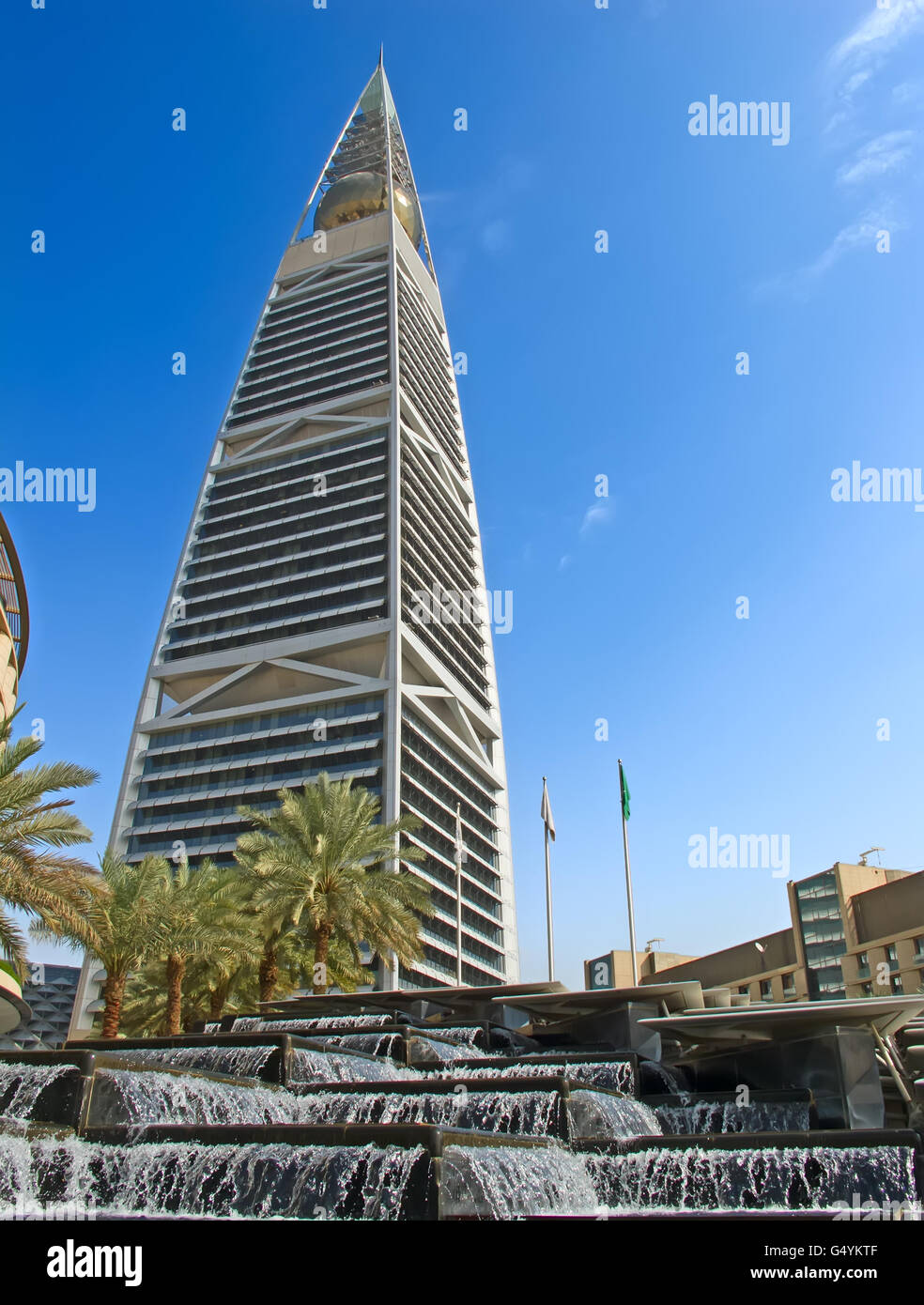 RIYADH - DECEMBER 22: Al Faisaliah tower facade on December 22, 2009 in ...
