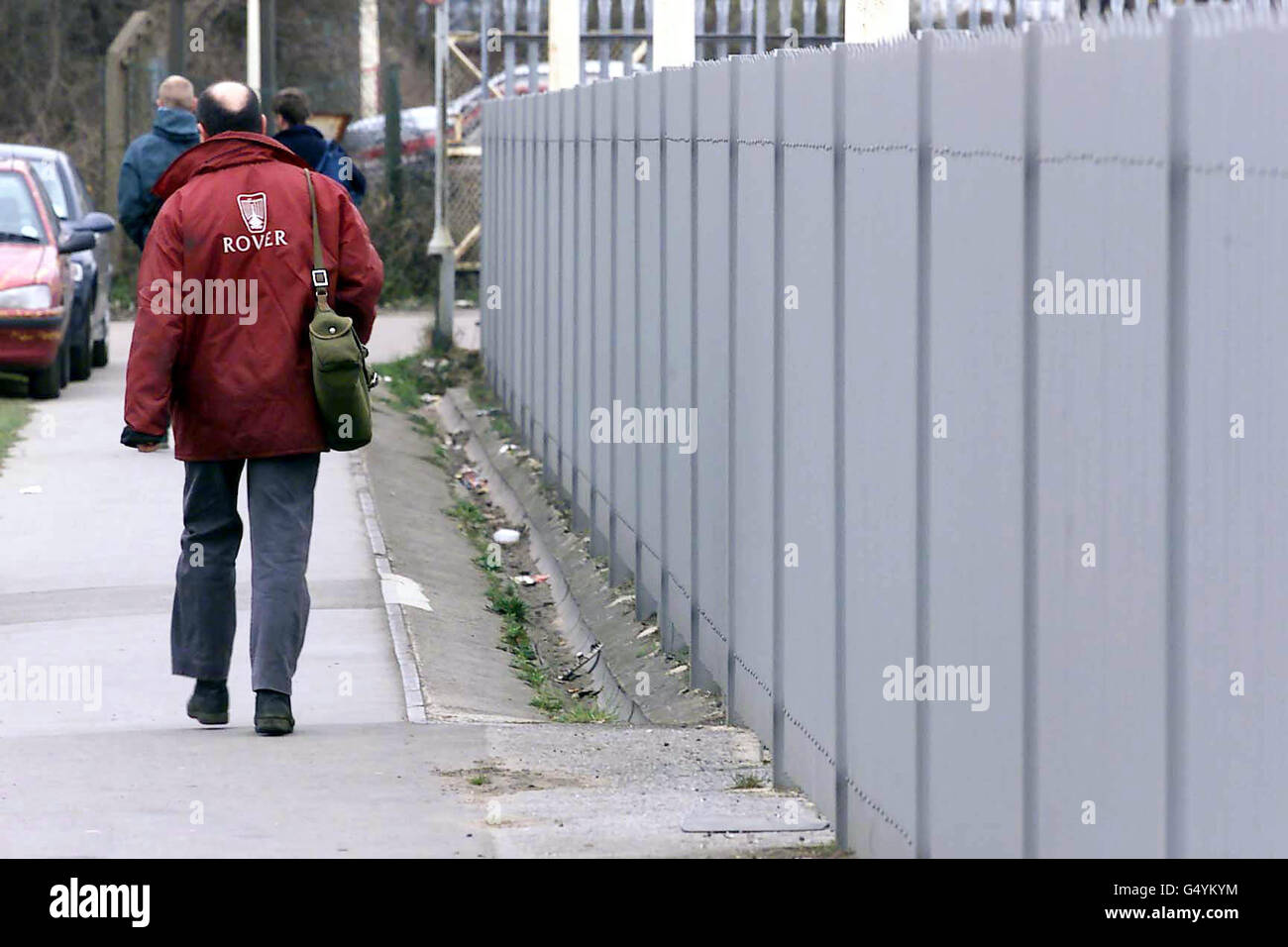 Rover workers at the panel pressing plant in Swindon. Employees have ...