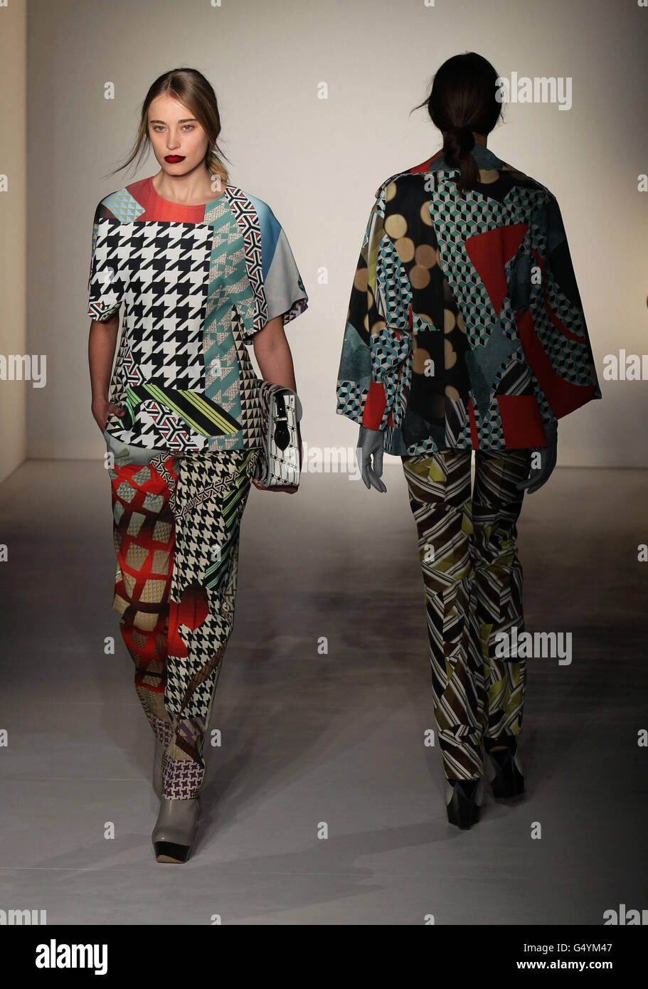 Basso and Brooke Catwalk - London Fashion Week Stock Photo - Alamy