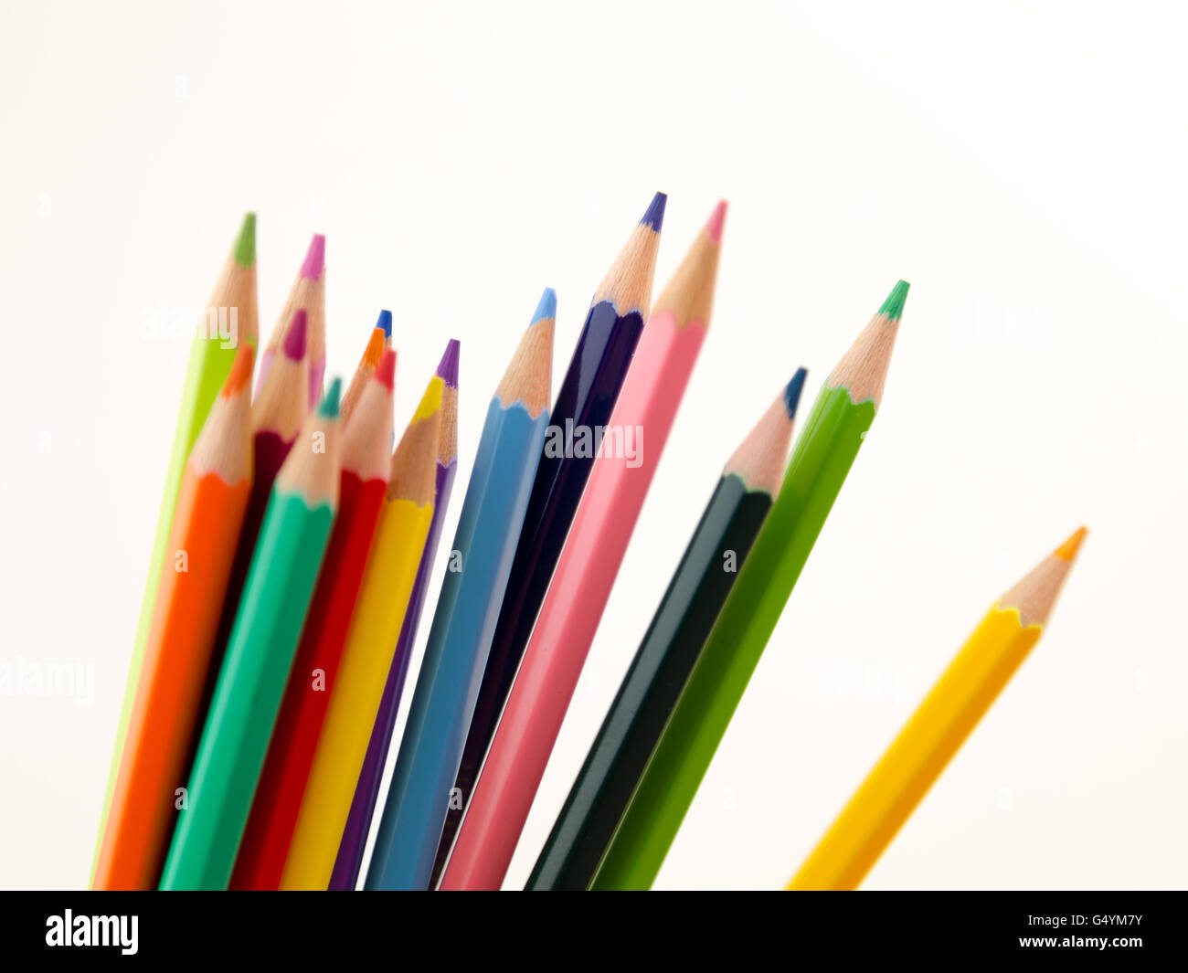 Group of crayons hi-res stock photography and images - Alamy