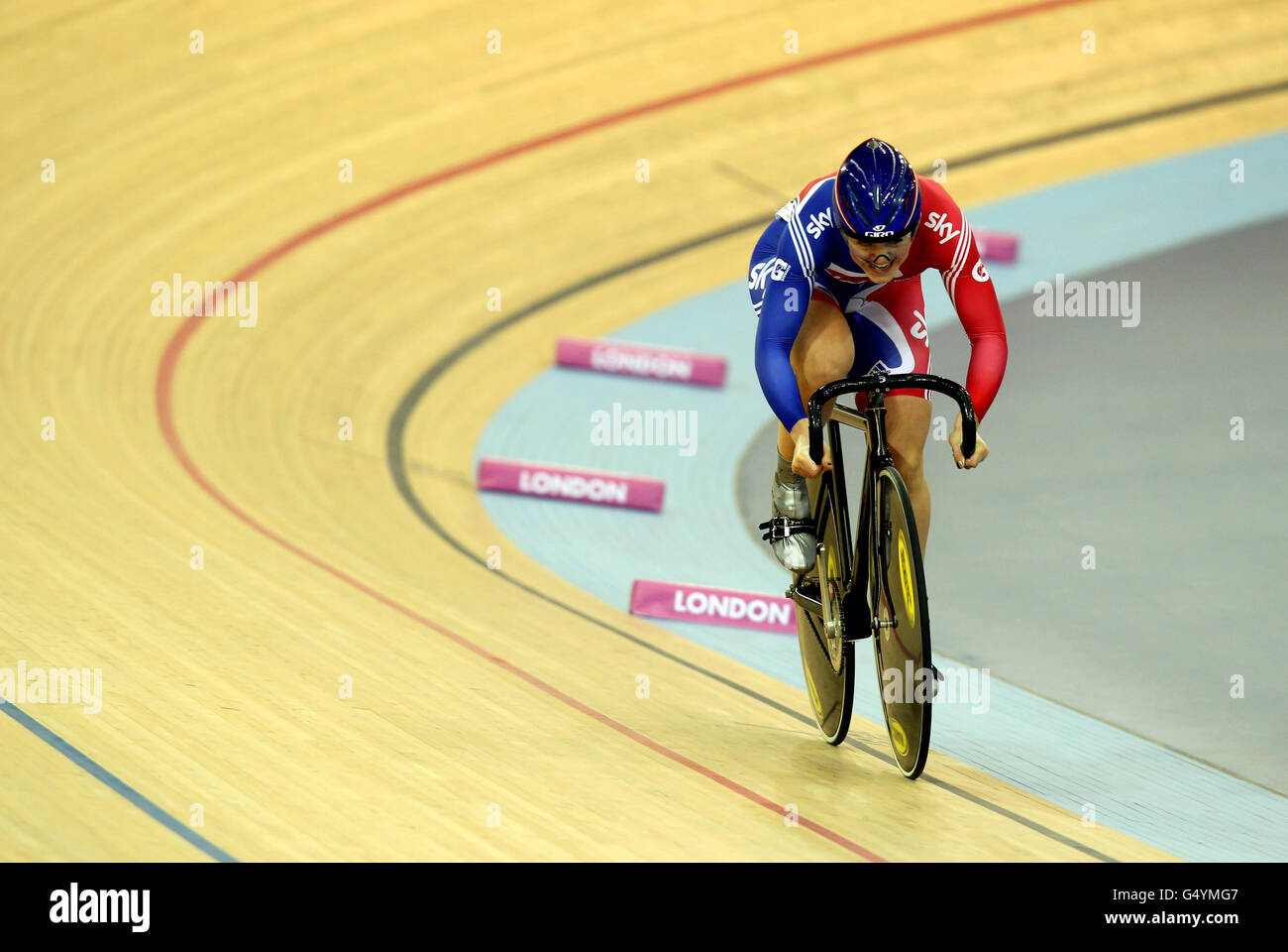 Great Britain's Jess Varnish in the Women's Sprint Qualifying during ...