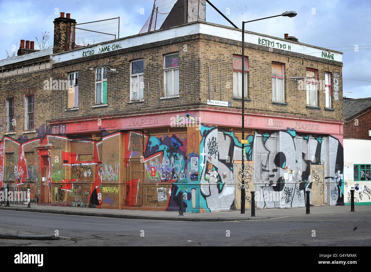 Closed Pubs. A general view of the Lord Napier former public house, in ...