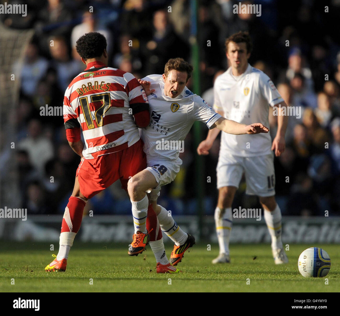 Leeds uniteds aidan white hi-res stock photography and images - Alamy