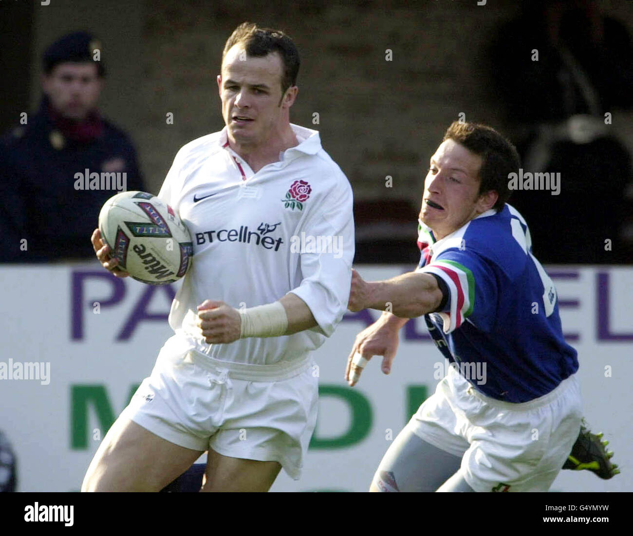 Rugby union tackling action austin healey hi-res stock photography and ...