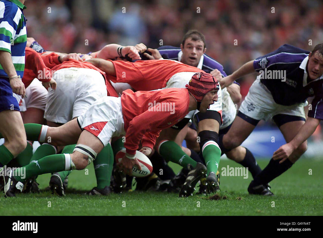 Wales' fly-half Rupert Moon gets his first cap for over five years ...