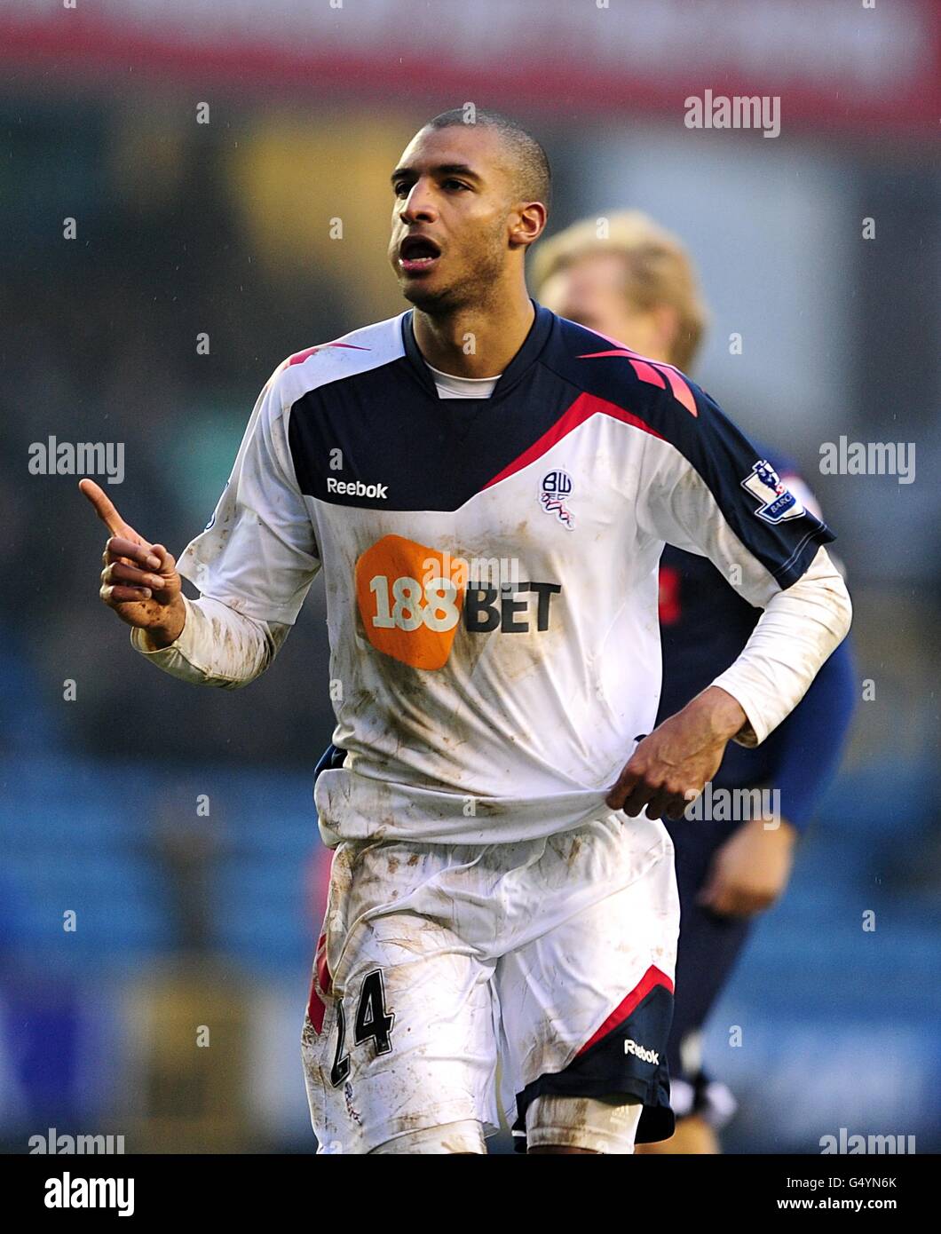 Bolton Wanderers' David Ngog celebrates after scoring his team's second ...