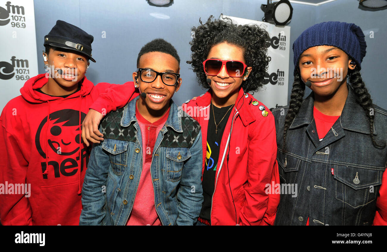 Mindless Behavior at ChoiceFM - London Stock Photo - Alamy