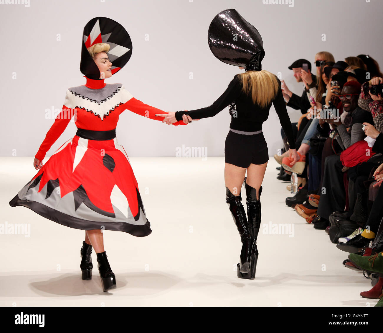 Fashion catwalk at freemasons hall hi-res stock photography and images ...