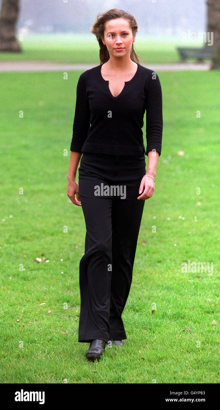 Britain's newest model 20-year-old Jemma in London's Hyde Park where ...