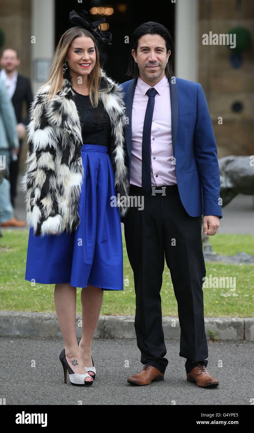 Actor Gianni Capaldi and wife Amanda arrive at the Mar Hall resort in ...