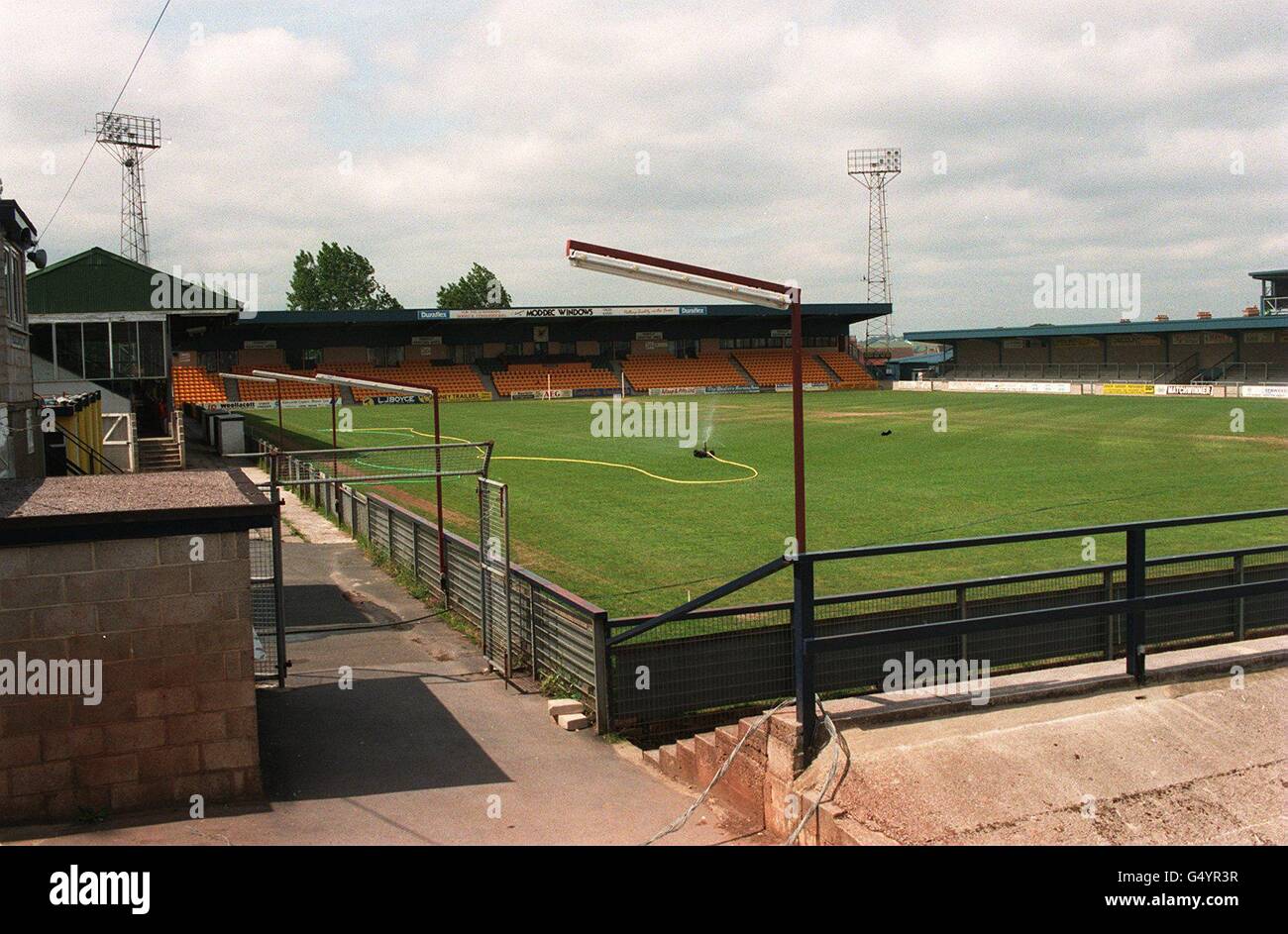 Soccer - English Football League Grounds - Plainmoor Stock Photo - Alamy