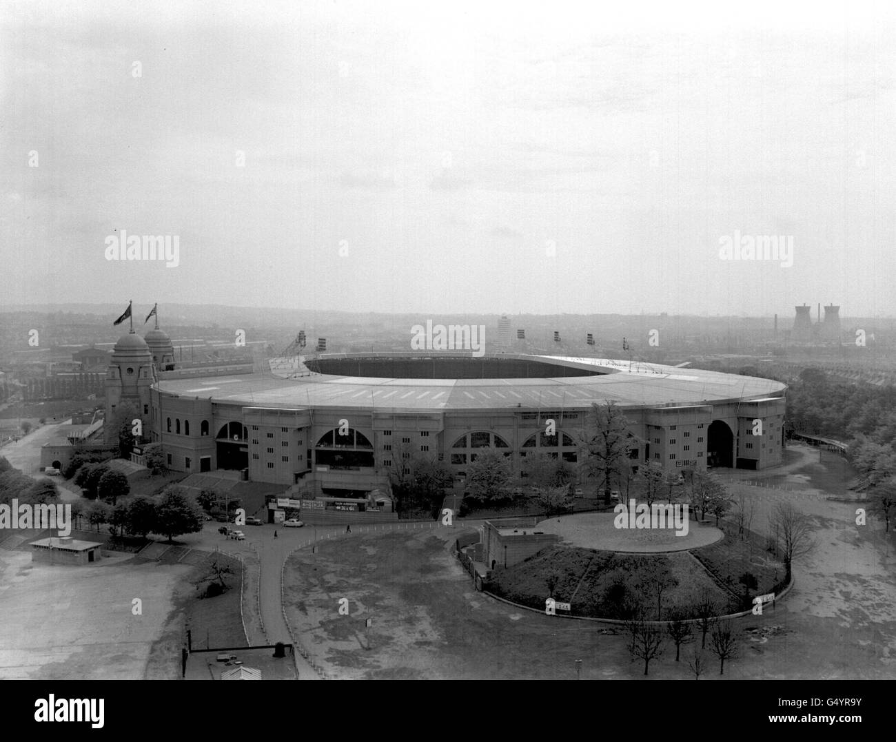 A general view of the new completed Wembley Stadium in the North West ...