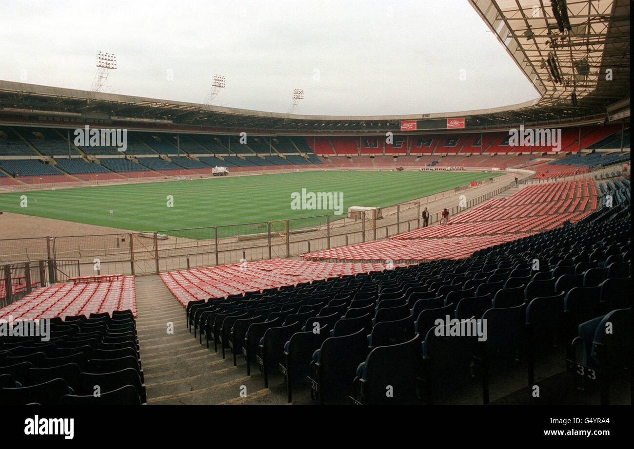 Wembley Stadium. An interior view of Wembley Stadium Stock Photo - Alamy