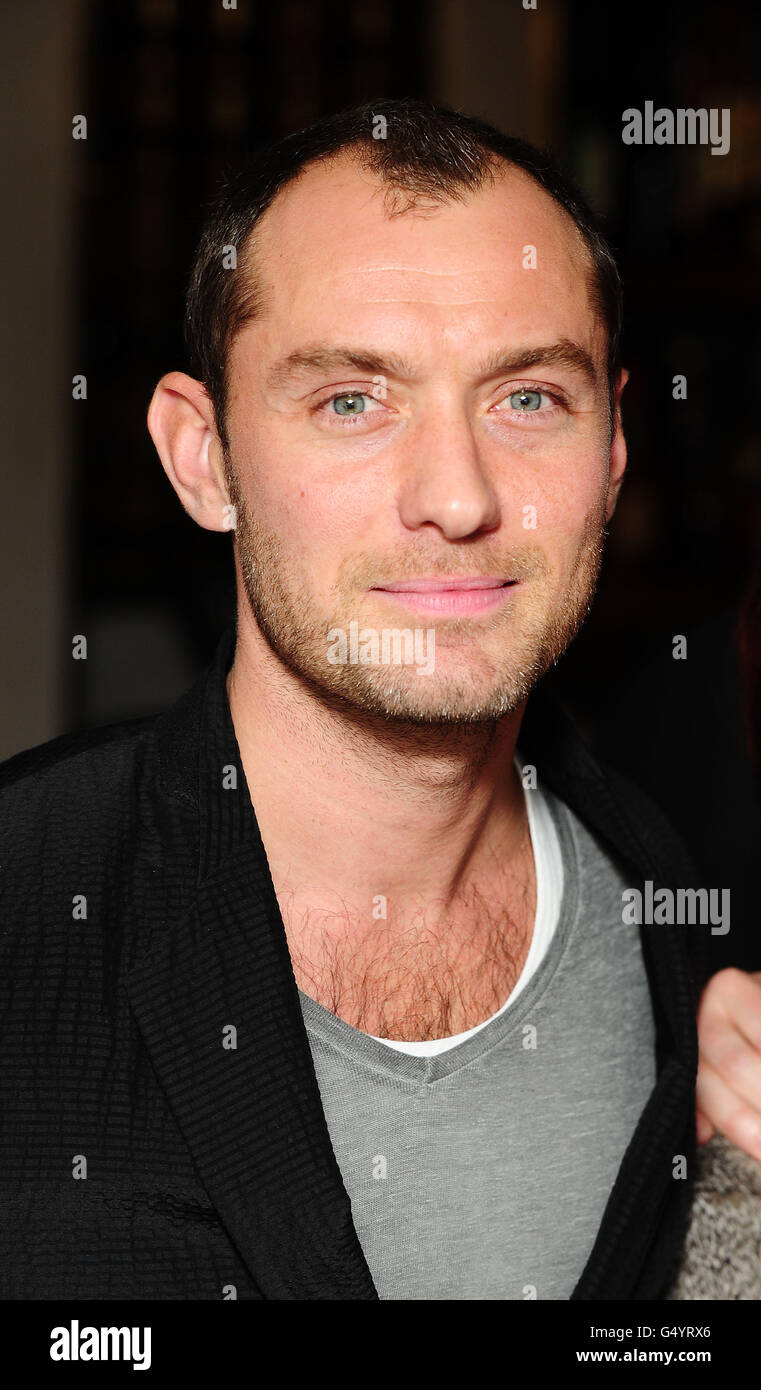 Jude Law during a reception at the Ivy Club in London to help raise ...
