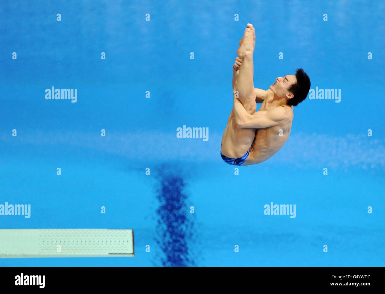 China's Qin Kai in the Men's 3m Springboard Semi Final during the 18th ...