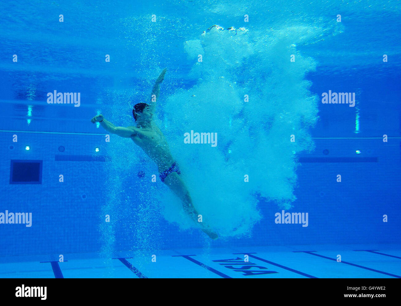 China's Qin Kai in the Men's 3m Springboard Semi Final during the 18th ...