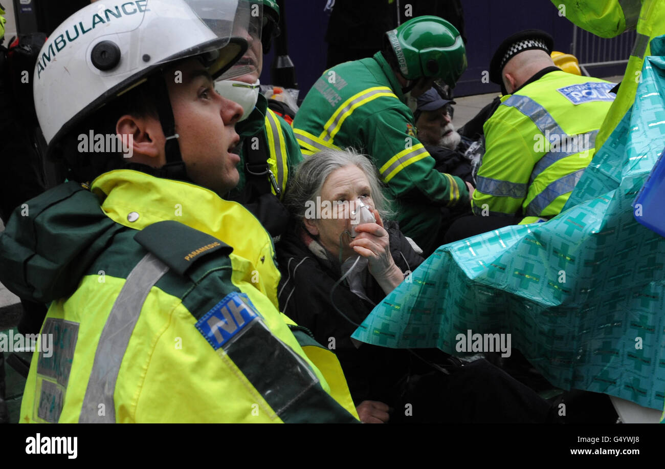 The emergency services take part in a London Olympics security exercise ...