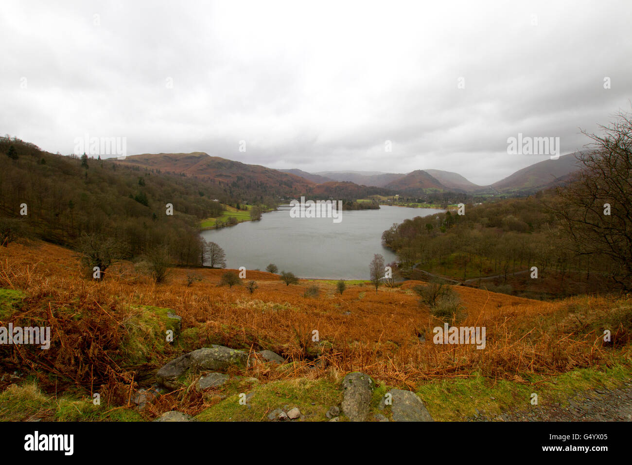 Grasmere lake district winter hi-res stock photography and images - Alamy