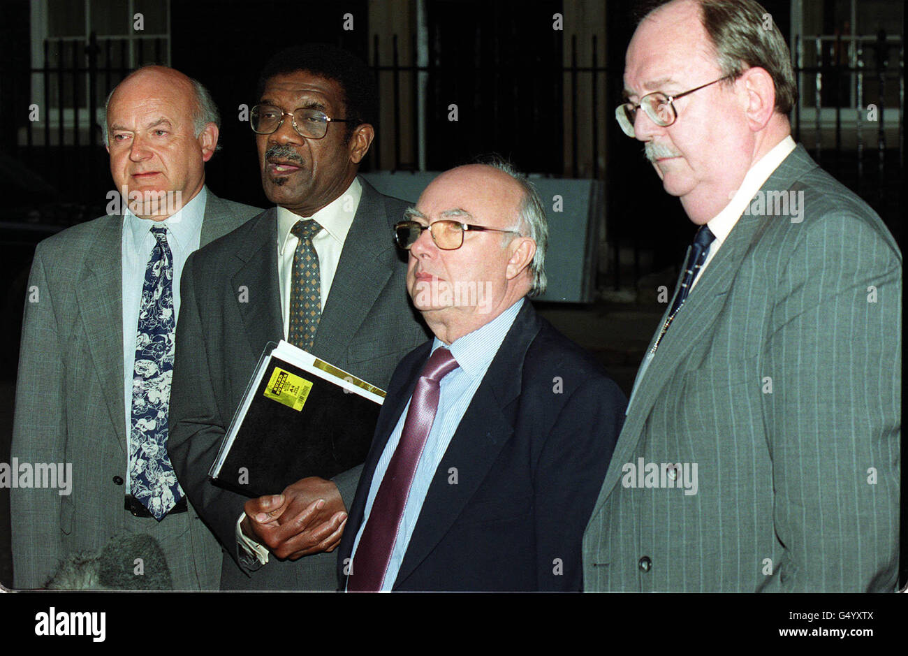 Union General Secretaries L-R: Roger Lyons (MSF), Bill Morris (TGWV ...