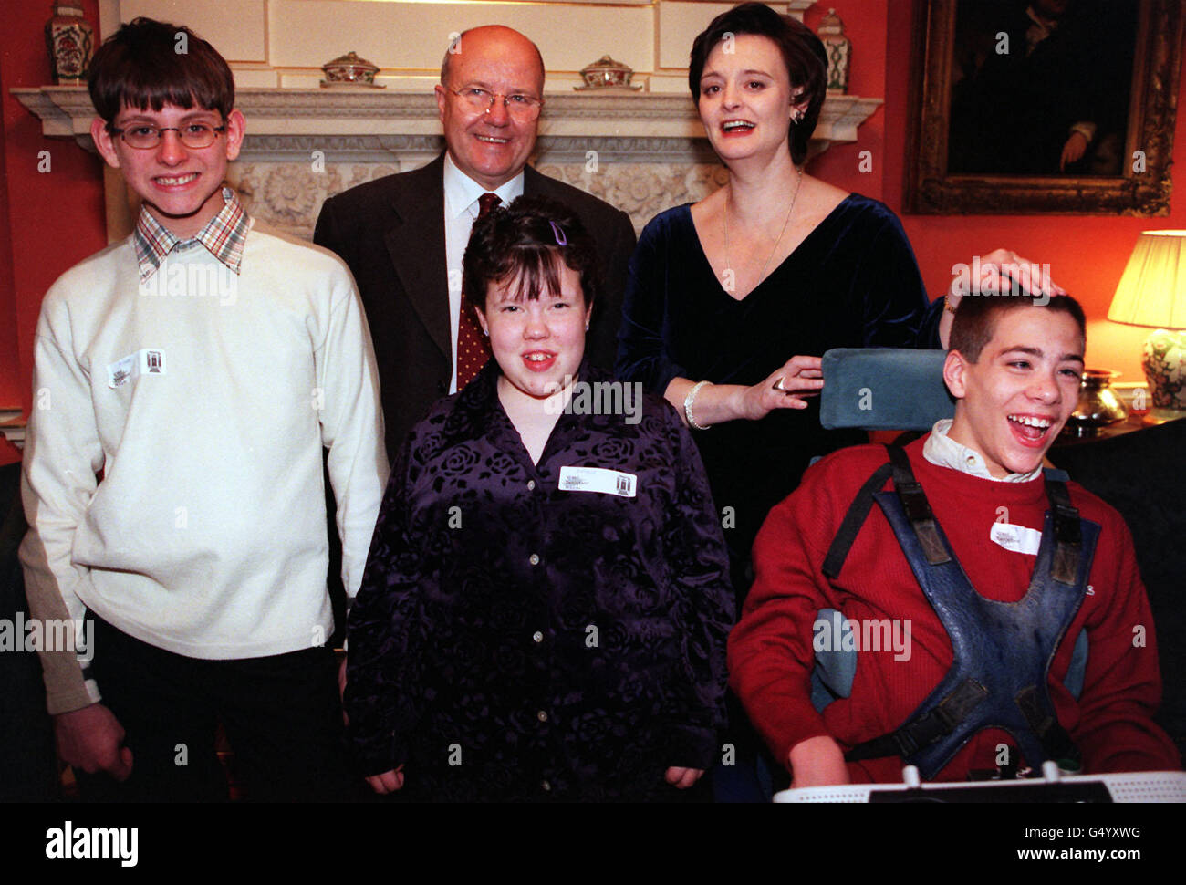 Prime Minister's wife Cherie Blair with Portsmouth North MP Syd Rapson ...