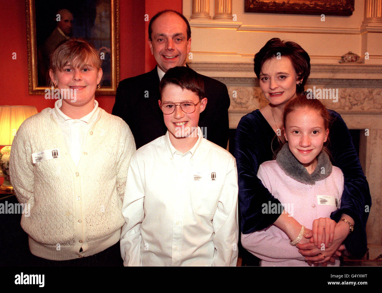 Prime Minister's wife Cherie Blair with Fraser Kemp MP for Houghton ...