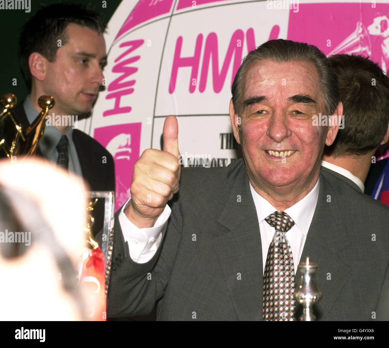 Former football manager brian clough at londons grosvenor house hotel ...