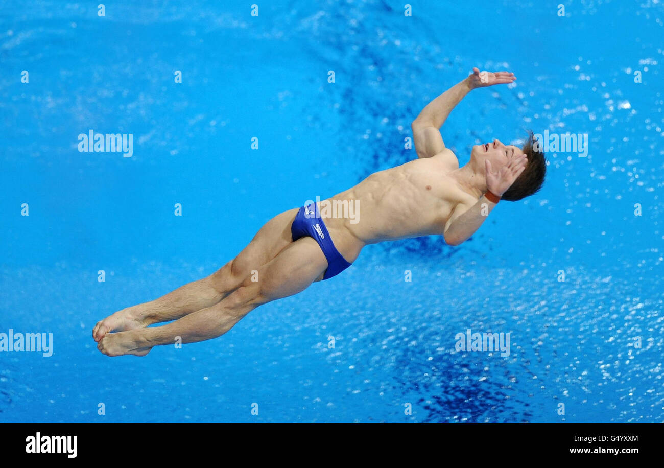 Great Britain's Jack Laugher in the Men's 3m Springboard Final during ...