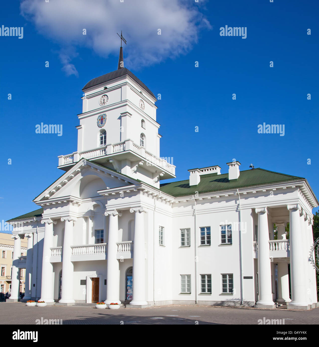 Old city hall building in Minsk. Republic of Belarus Stock Photo - Alamy