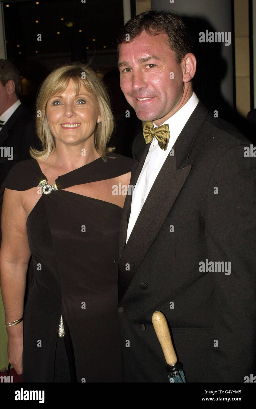 Middlesbrough football manager Bryan Robson and his wife Denise arrive ...