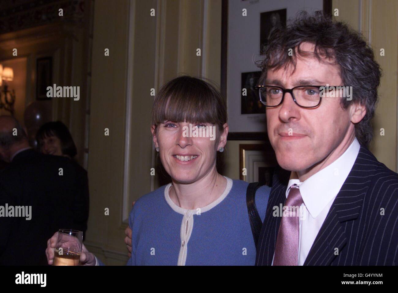 Comedian griff rhys jones with his wife jo hi-res stock photography and ...