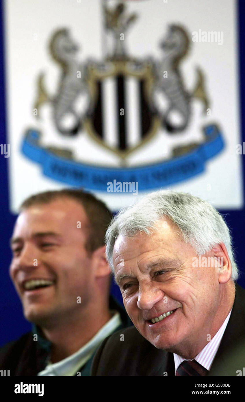 Football laughing club logo bobby robson alan shearer hi-res stock ...