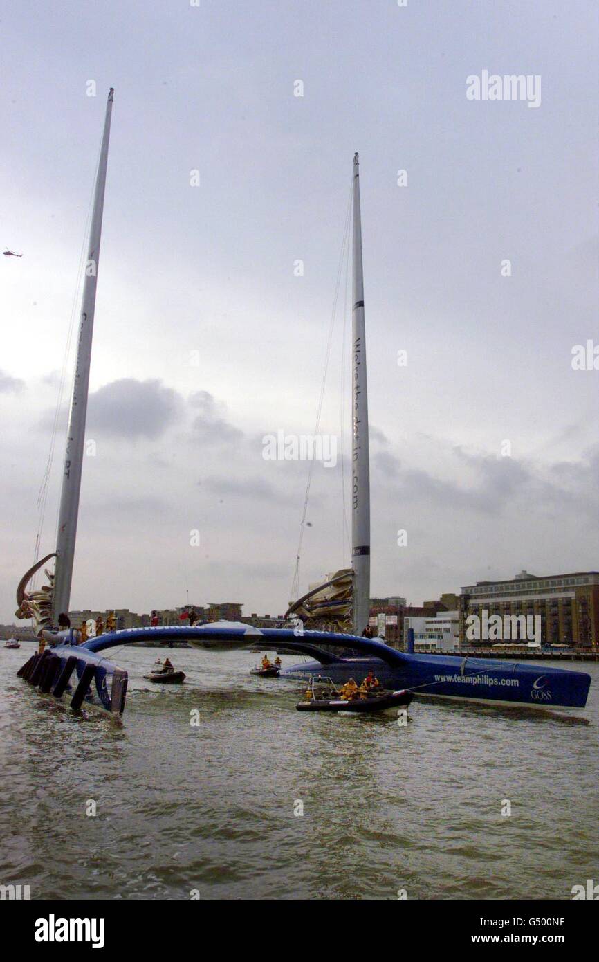 Team philips catamaran hi-res stock photography and images - Alamy