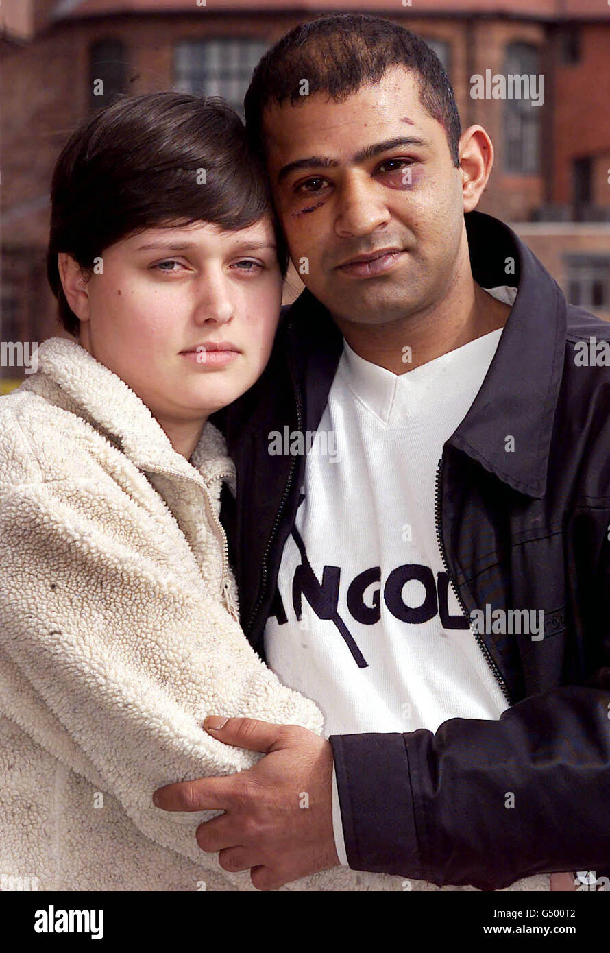 Sunil modi fiance claire nicols outside liverpool police station sunil ...
