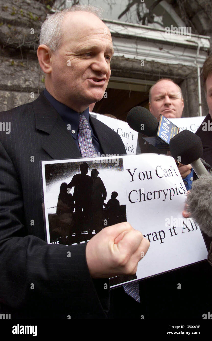 William McCrea, a DUP Assembly Member from Mid Ulster, one of a ...
