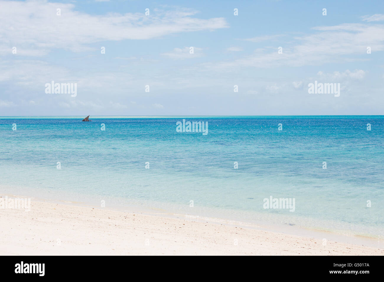 Tanzania, Zanzibar, Pemba Island, beach of Misali Island Stock Photo ...