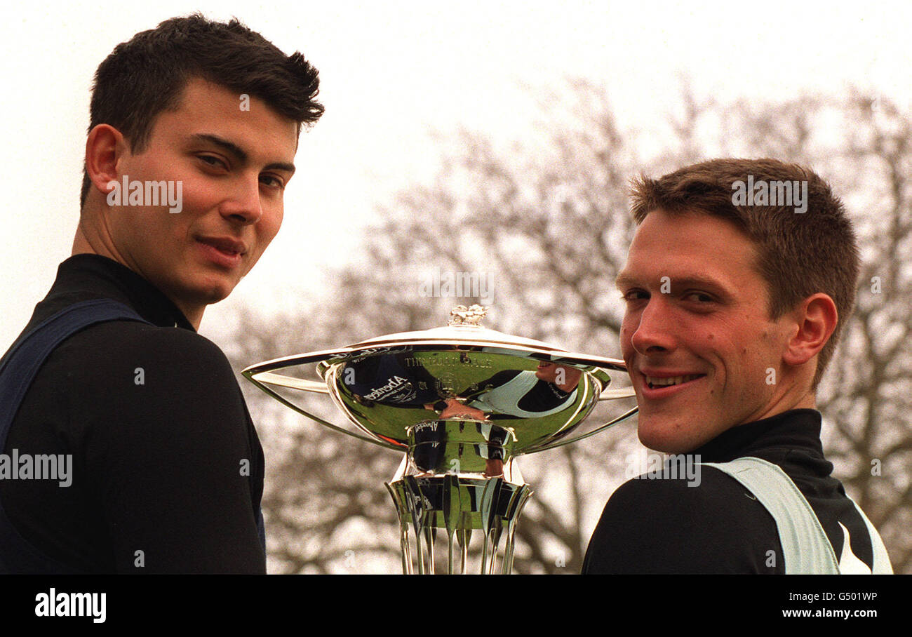 President of the Cambridge University Boat Race, Richard Stokes (R ...