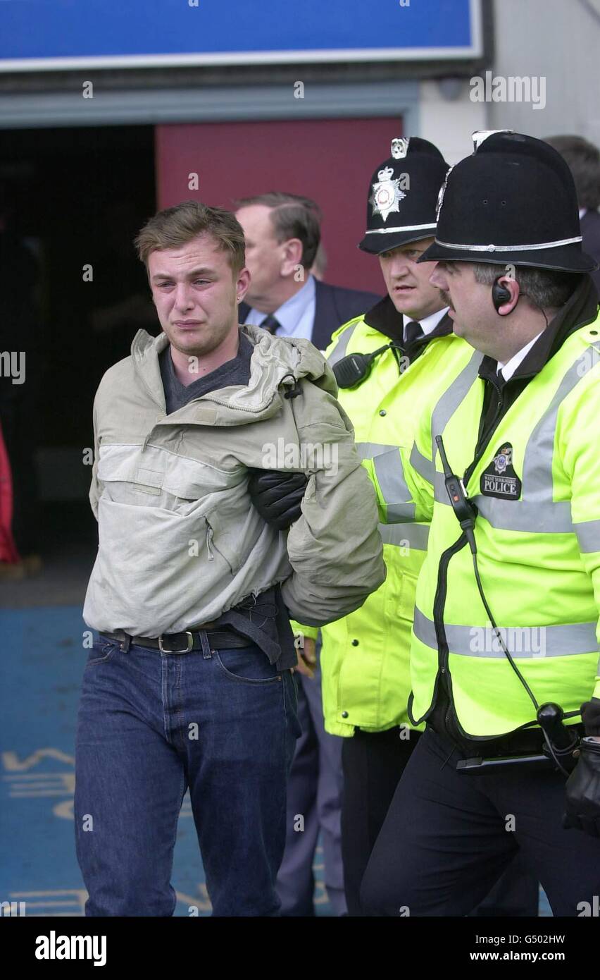 Pitch invasion hooligans sport rugby league suspect uniform hi-res ...