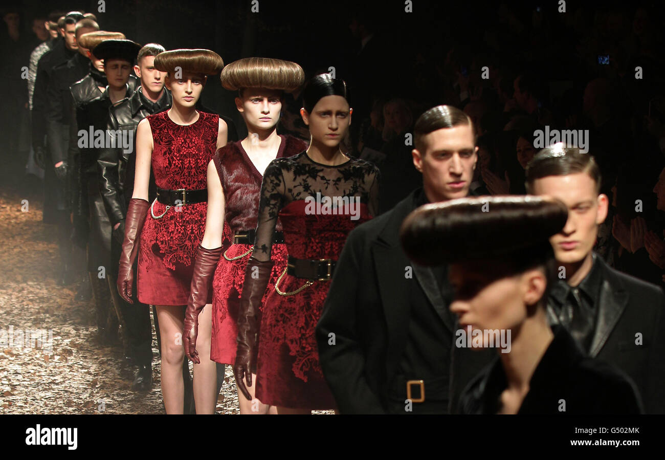 McQ Catwalk - London Fashion Week Stock Photo - Alamy
