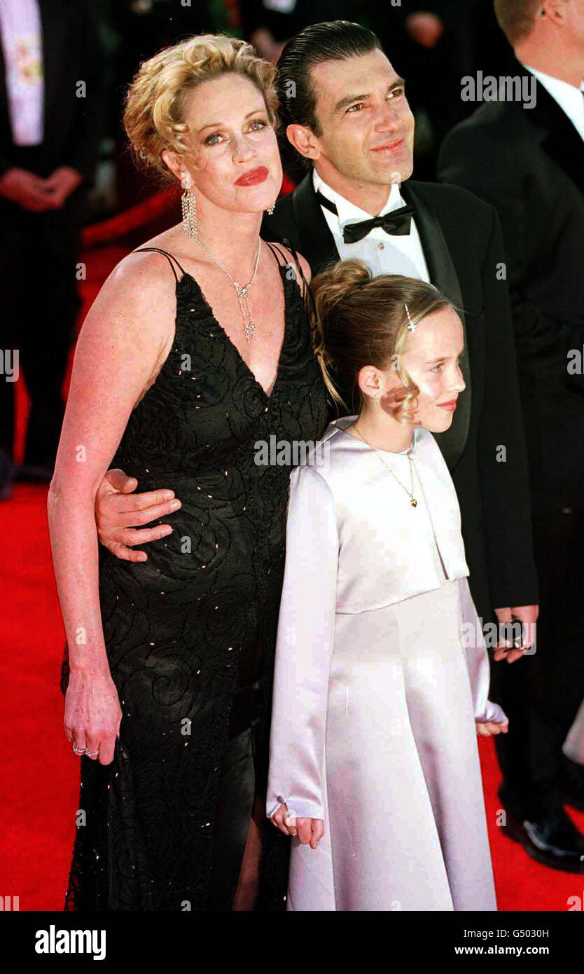 Actress Melanie Griffith, her daughter Stella, and her husband, actor ...