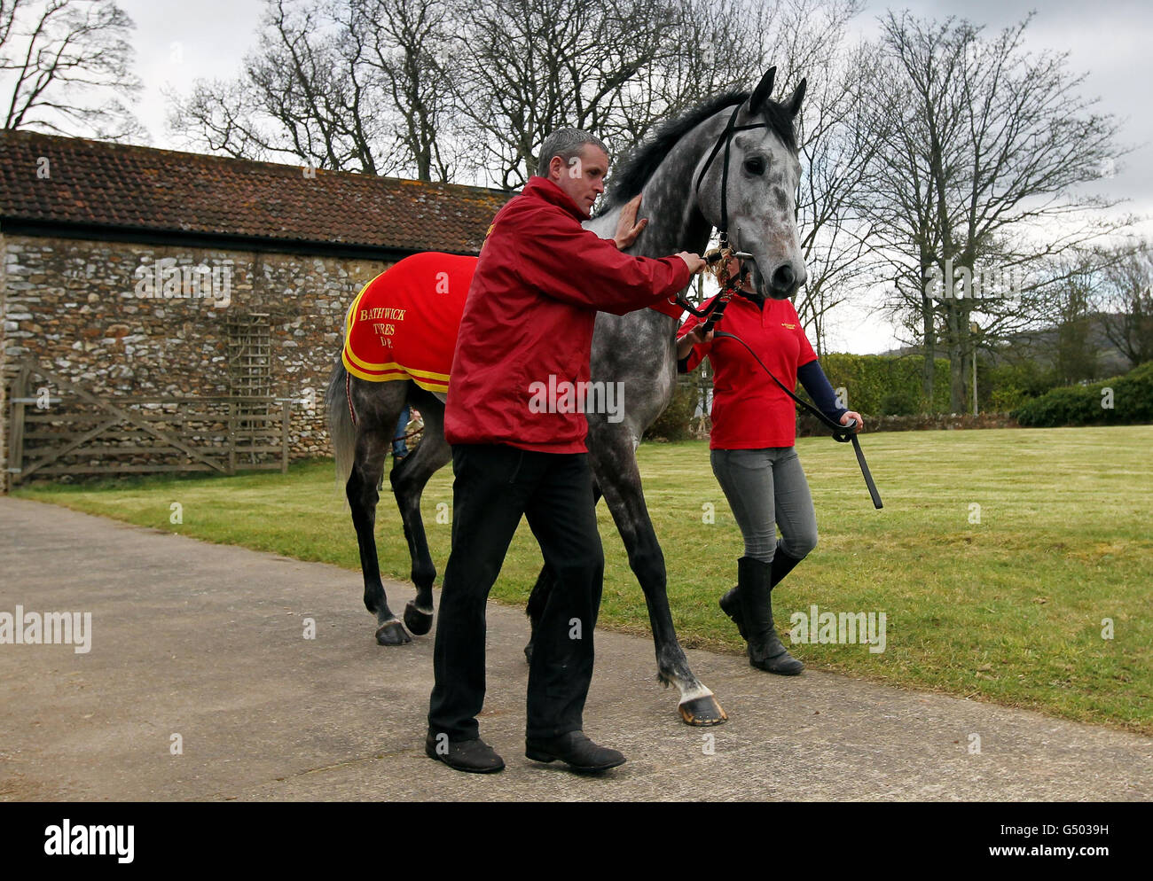 Horse racing david pipe stable visit hi-res stock photography and ...