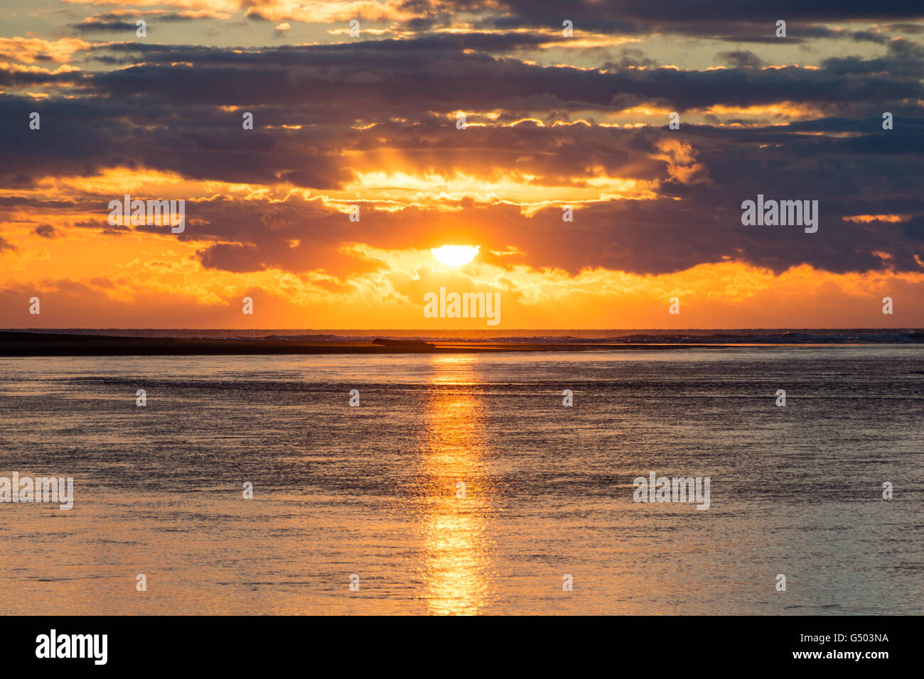 New Zealand, Taranaki, Tongaporutu, sunset at the sea Stock Photo - Alamy