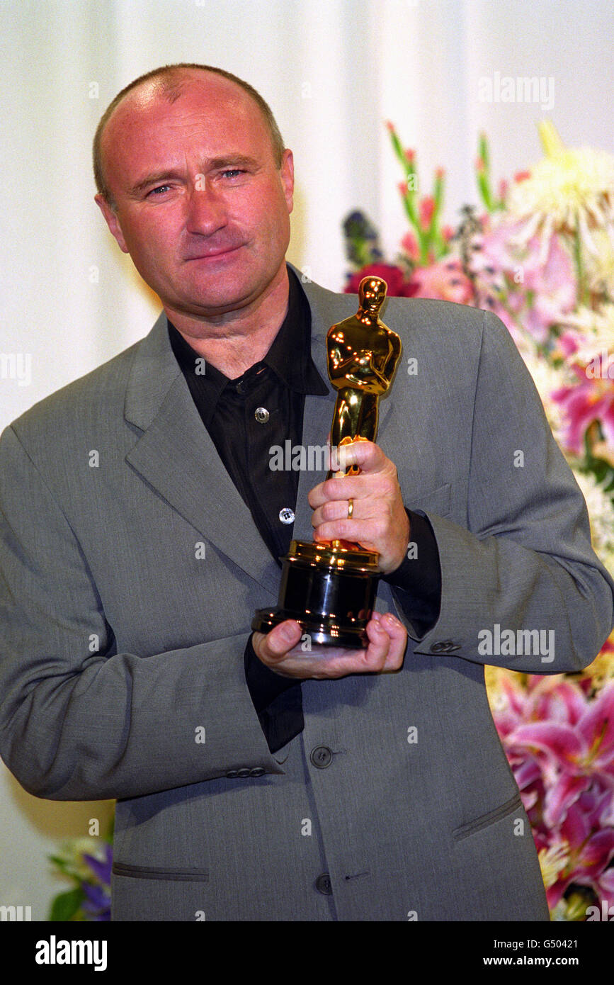 Oscars Phil Collins Stock Photo - Alamy