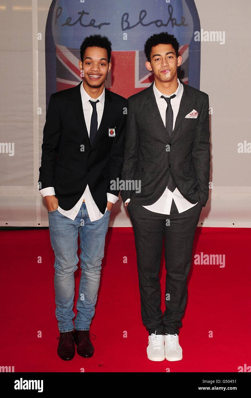 Harley Alexander-Sule and Jordan Stephens from Rizzle Kicks arriving ...